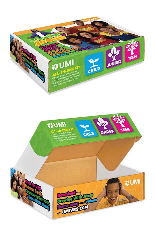 GROWING WITH JESUS KIT BOX - UMI VBS 2024 - Logos at Mt. Hope