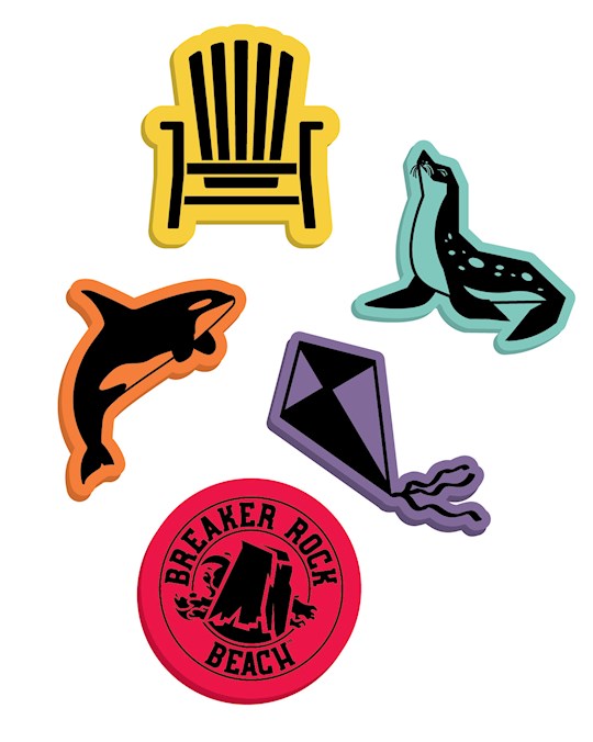 VBS-Breaker Rock Beach: Sticky Foam Shapes (2024) (150 Pieces) - Hawaii ...